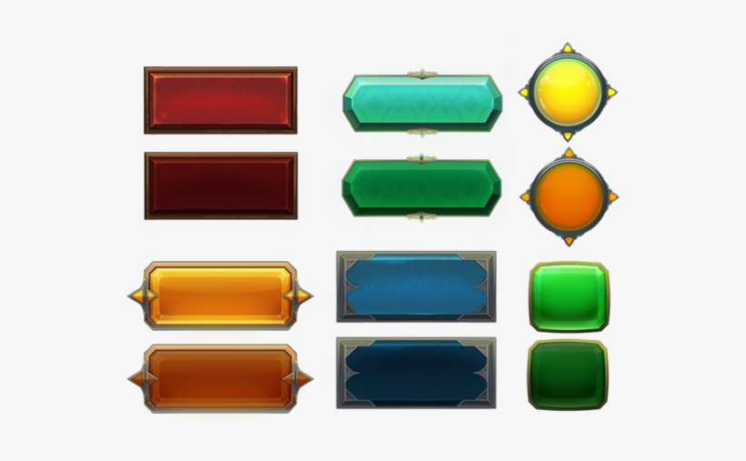 Buttons For Game Png - 600x500 PNG Download - PNGkit
