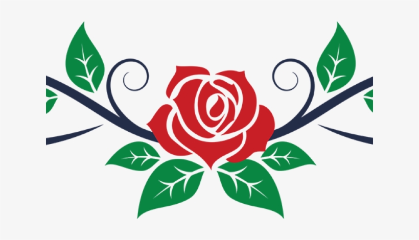 Purple Flower Clipart Divider - Free Rose Divider Vector - 640x480 PNG ...