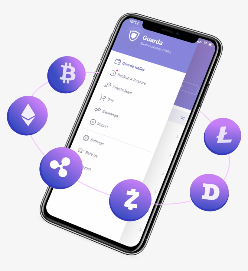 Guarda Mobile Wallet - Bitcoin - 803x825 PNG Download - PNGkit