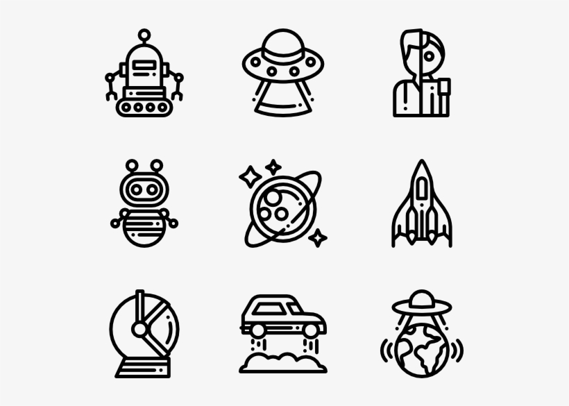 Science Fiction - Science Fiction Vector - 600x564 PNG Download - PNGkit
