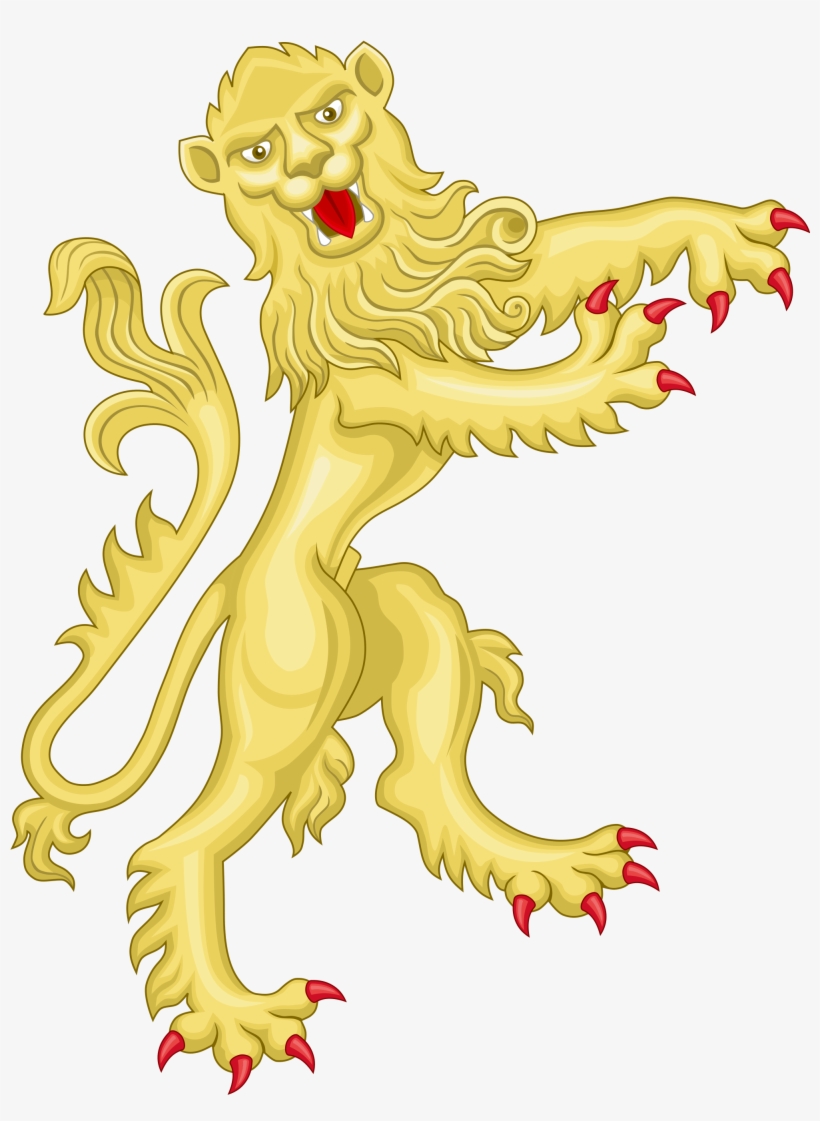 Download Transparent File Lion Supporter Of The British Heraldry Svg ...