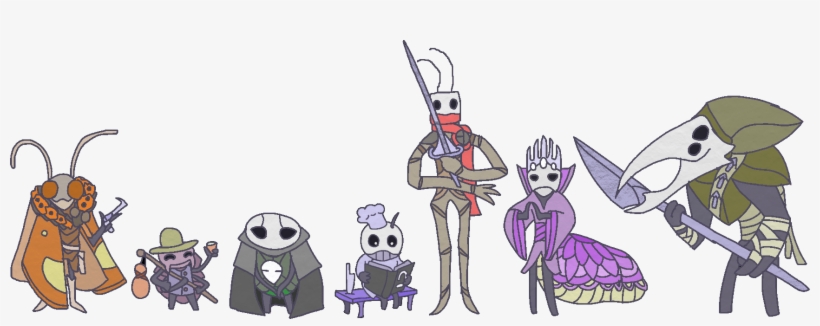 Hollowknight - Hollow Knight Bugs - 1722x601 PNG Download - PNGkit