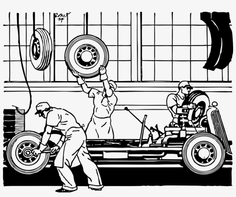 Line Car Cliparts - Car Assembly Line Clip Art - 915x720 PNG Download ...
