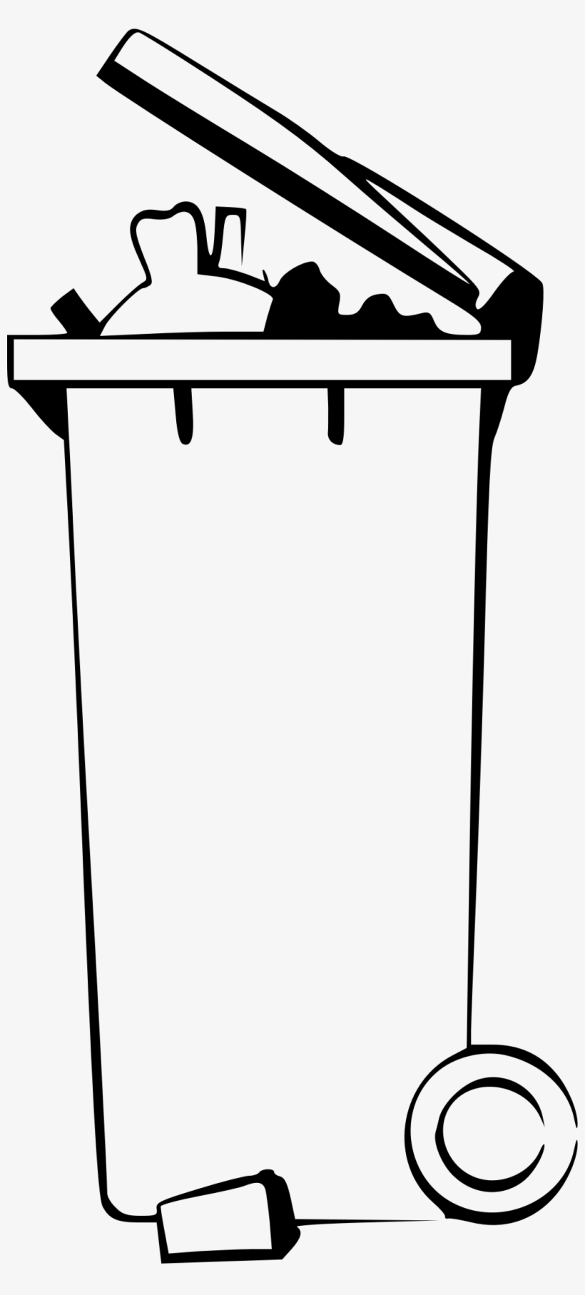 Use The Dustbin Clipart Clip Art, Clipart Black And White,, 58% OFF