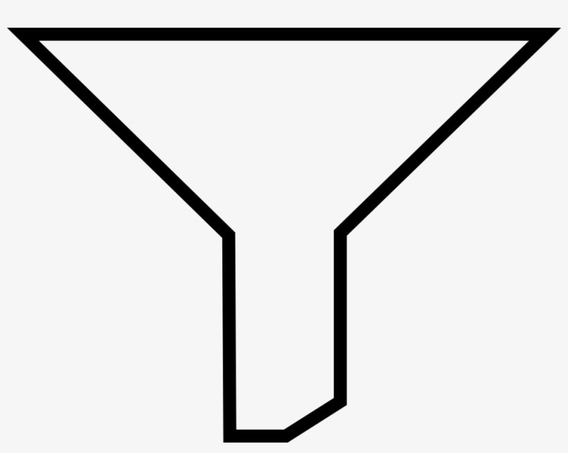 Png File Svg - Funnel Icon White Png - 980x736 PNG Download - PNGkit