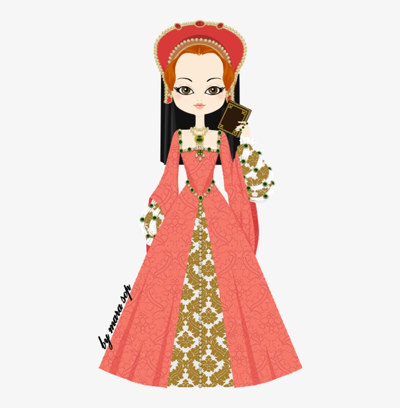 Lady Elizabeth Tudor By Marasop On , Princess Elizabeth - Tudor Cartoon ...