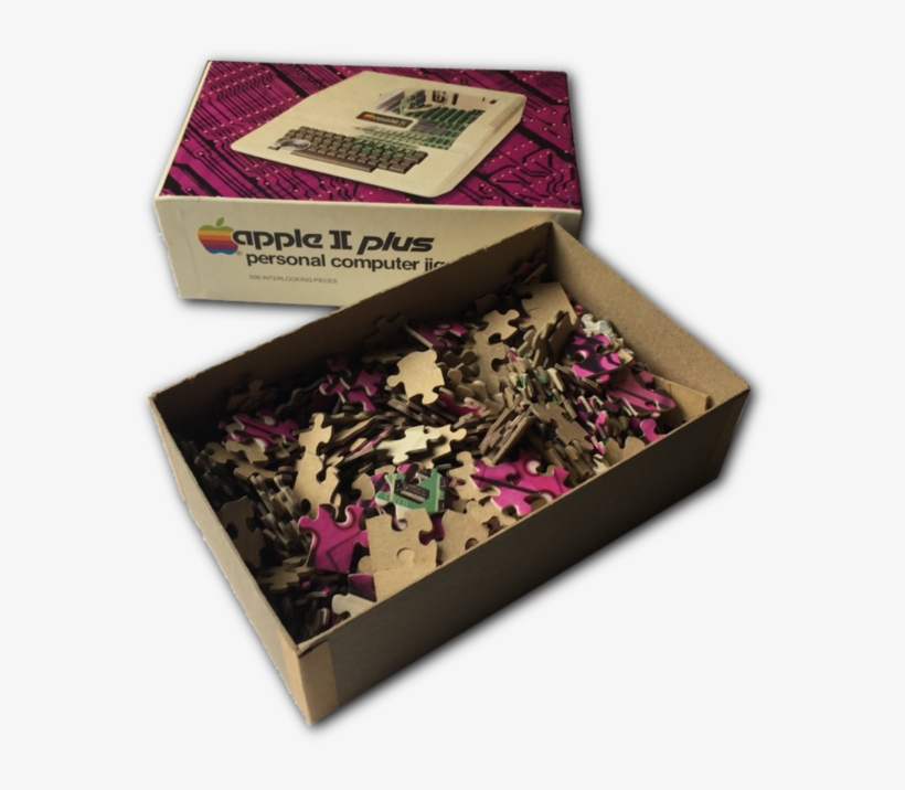 1979 Apple Ii Plus Jigsaw Puzzle - Box - 690x690 PNG Download - PNGkit