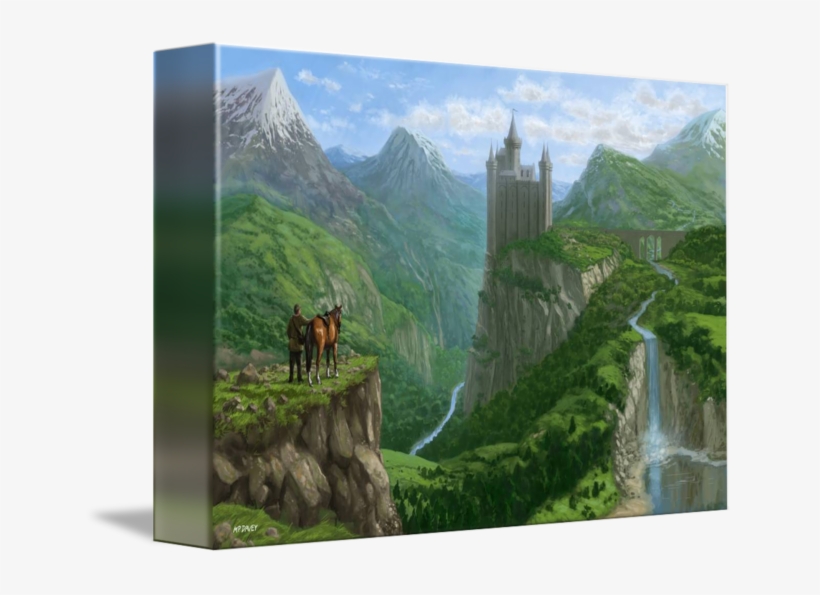 Peak Clipart Burol - Distant Castle - 650x515 PNG Download - PNGkit