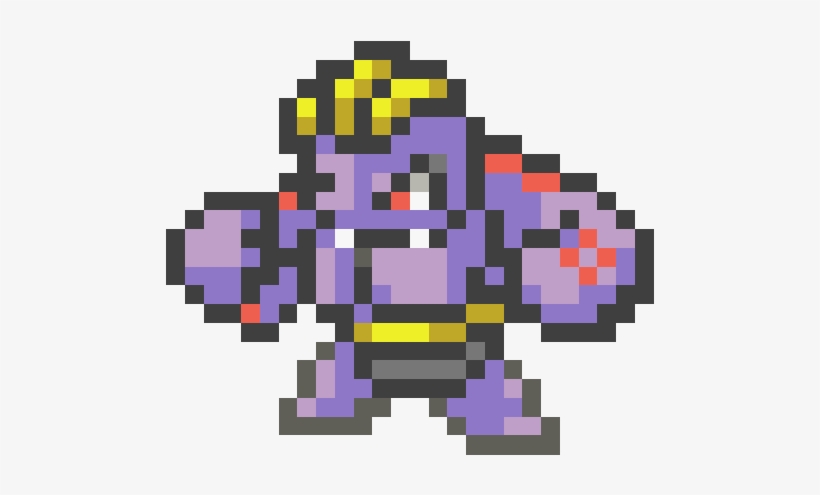 067 - Machoke Pixel Art - 600x600 PNG Download - PNGkit
