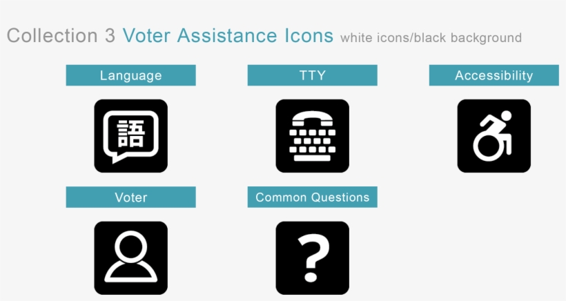 Voter Registration Icons - Convention On The Rights Of Persons With ...