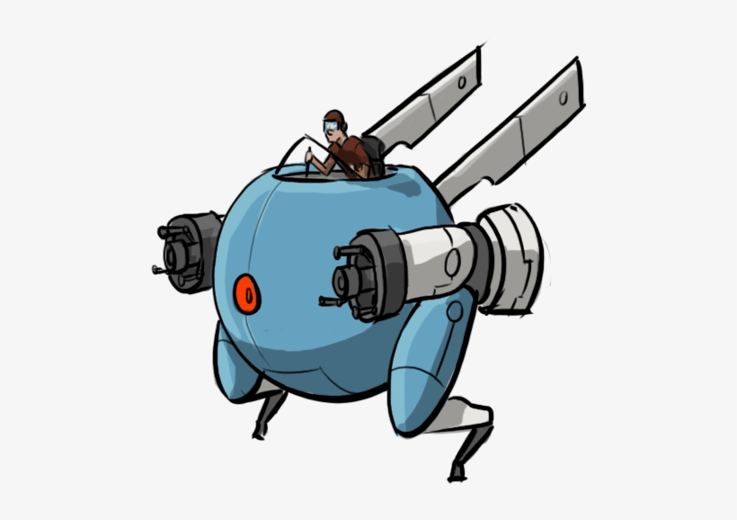 8 Rabbit Mech - Illustration - 692x669 PNG Download - PNGkit