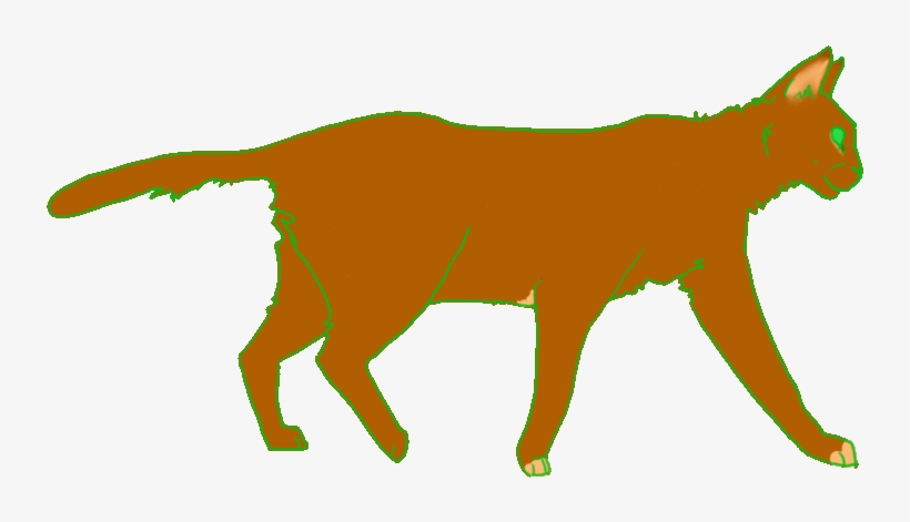 Warriors - Firestar Warrior Cats Walking - 967x600 PNG Download - PNGkit