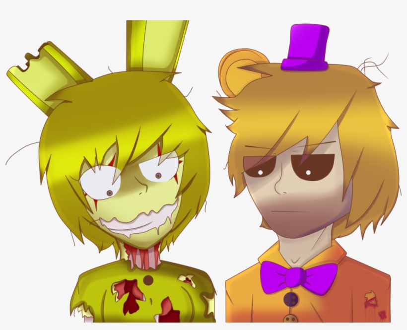 Springtrap And Golden Freddy Human Version - Golden Freddy Em Humano ...