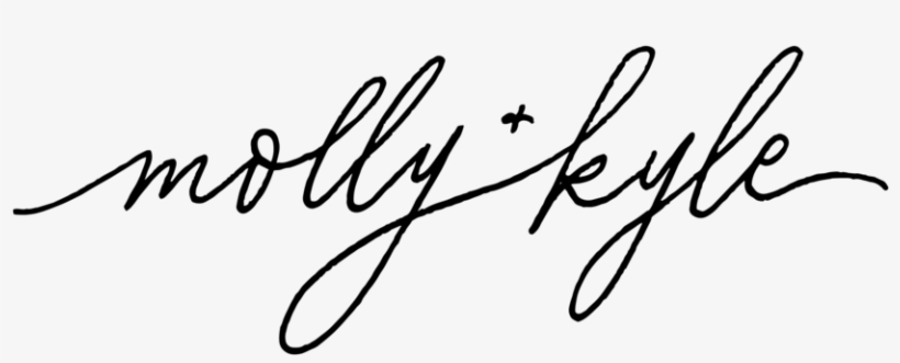 Molly And Kyle-01 - Calligraphy - 1000x600 PNG Download - PNGkit