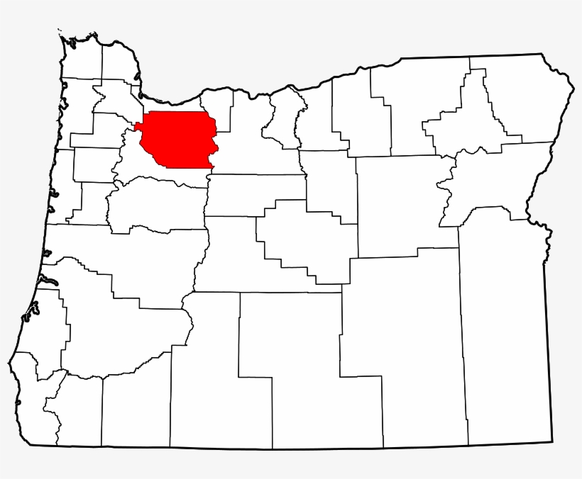 Map Of Oregon Highlighting Clackamas County - Fort Clatsop Location Map ...