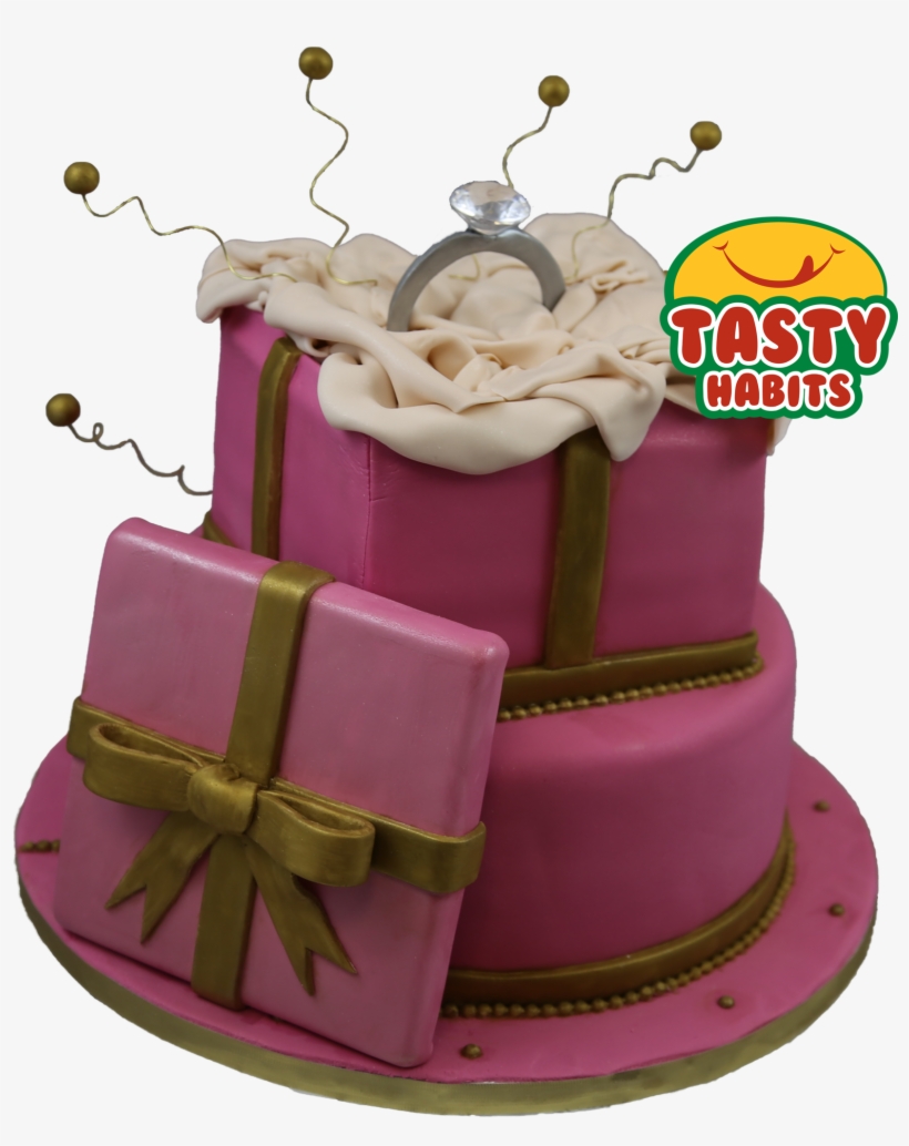 Cake Gift Box - Tasty - 1694x2048 PNG Download - PNGkit