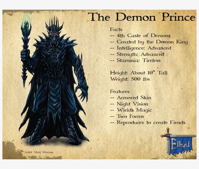 Demon Prince Summary - Mythology - 800x618 PNG Download - PNGkit