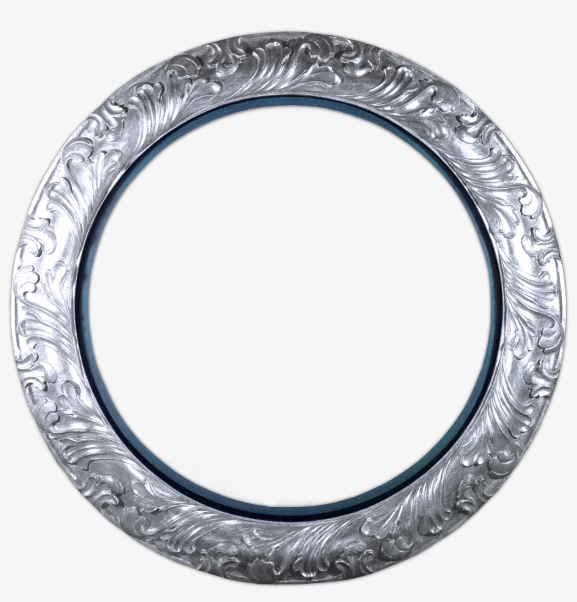 Silver Circle Matted - True Square Sticker 3" X 3" - 2260x2224 PNG ...