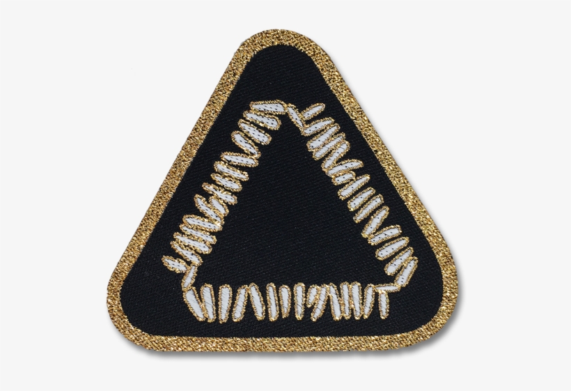 Triangle Logo Woven Patch - Rapping - 600x600 PNG Download - PNGkit