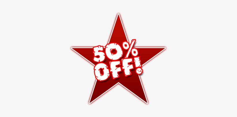 50off - 50 Percent Off Sign - 373x352 PNG Download - PNGkit