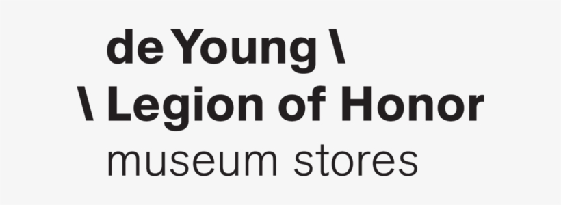 De Young & Legion Of Honor Museum Stores - Museum - 600x220 PNG ...