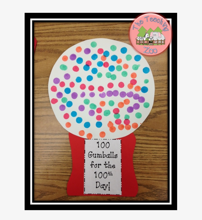 Printable 100 Gumball Machine 53360 - Circle - 619x812 PNG Download ...