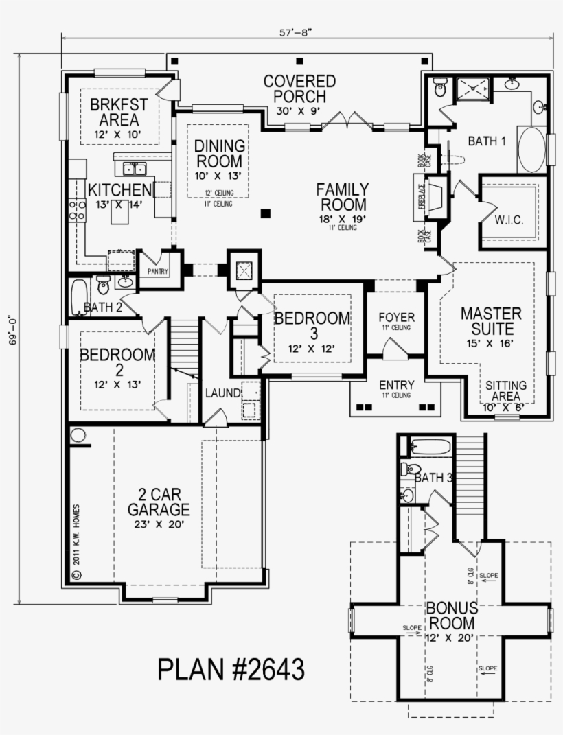 Cedar Creek Cottage Floor Plan - Diagram - 1272x1538 PNG Download - PNGkit