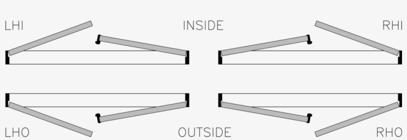 Diagram Showing The Swings Of Different Double Door - Slope - 1024x324 ...
