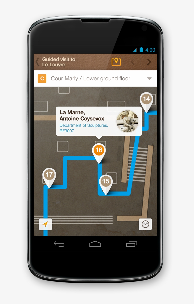 Museum Tour Mobile App - 651x1203 PNG Download - PNGkit