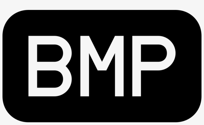 Download Transparent Bmp Image File Interface Symbol Of Black Rounded ...
