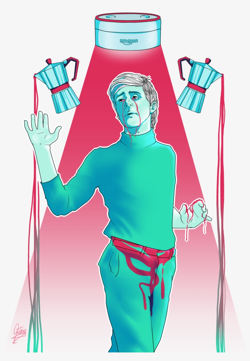 “alexa Initiate Self Destruct ” - Illustration - 1280x1907 PNG Download ...