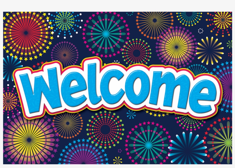Tcr5460 Fireworks Welcome Postcards Image - Welcome Fireworks - 900x900 ...