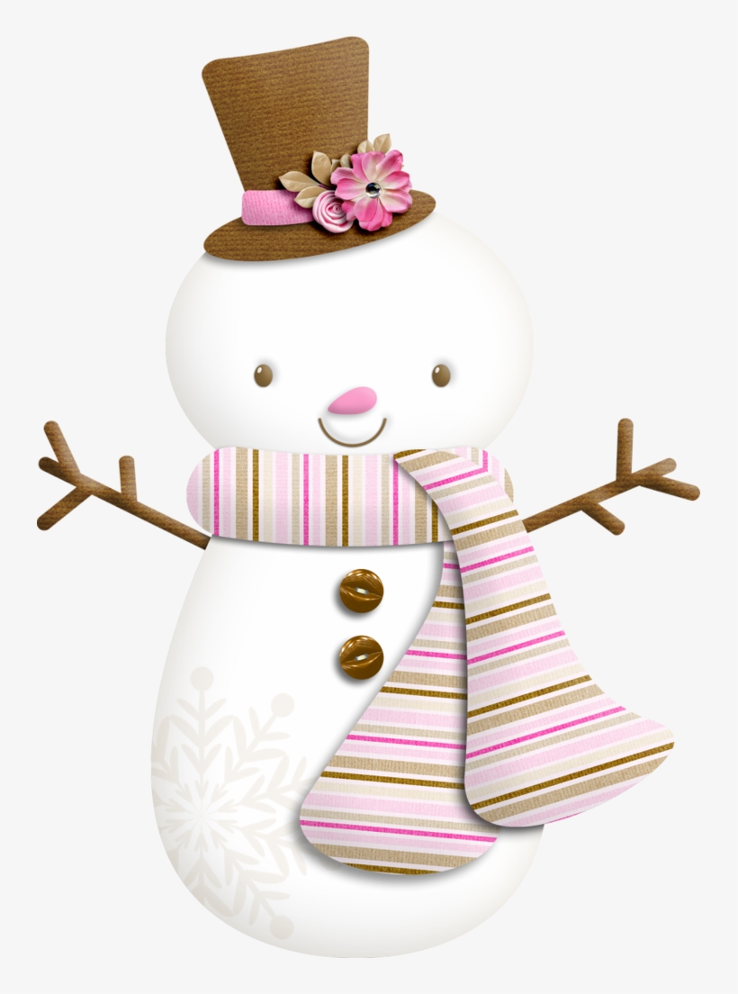 Pink Snowman