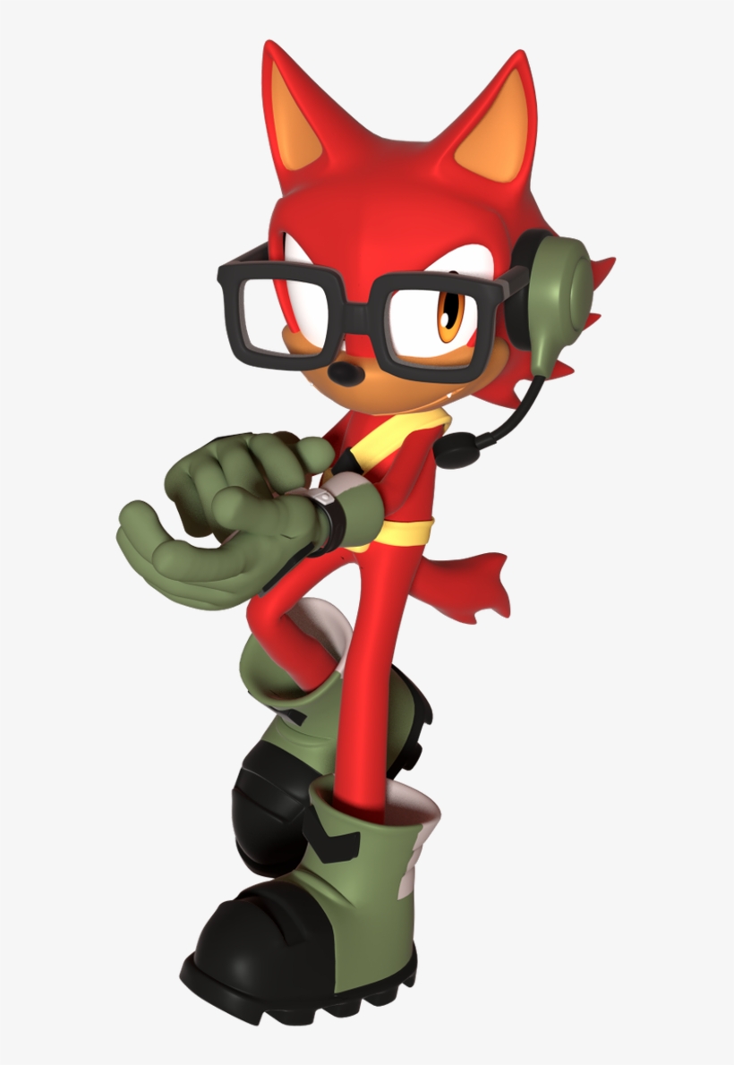 Download Transparent Sonicforces Sticker - Sonic Forces Wolf Oc - PNGkit