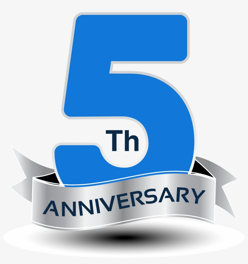 Being With The Same Company For 5 Years Is Rare In - Number - 1590x1618 ...