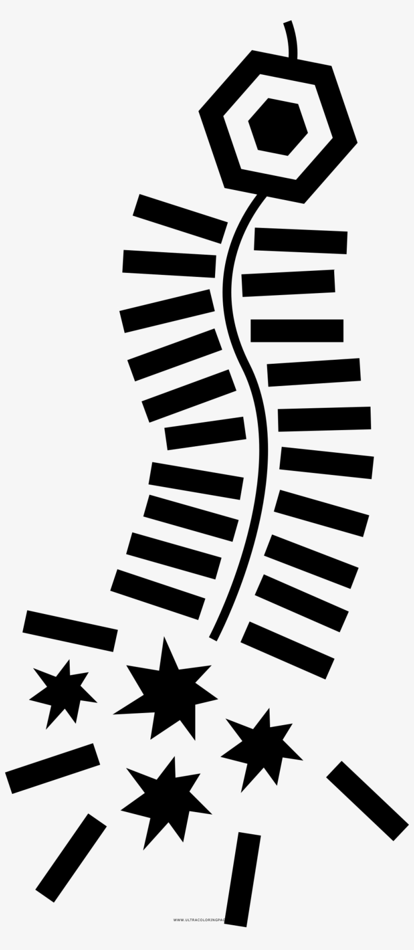 Firecracker Coloring Page - 1000x2244 PNG Download - PNGkit