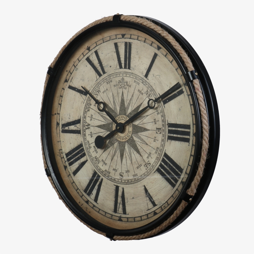 Compass Clock Large Black - Pendulux - 1000x1000 PNG Download - PNGkit