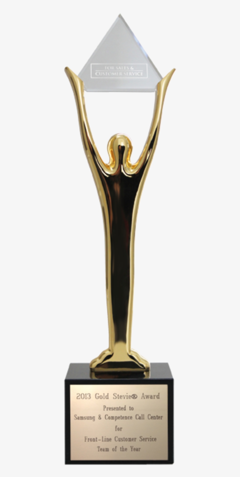 Front-line Customer Service Team Of The Year - Trophy - 900x1752 PNG ...