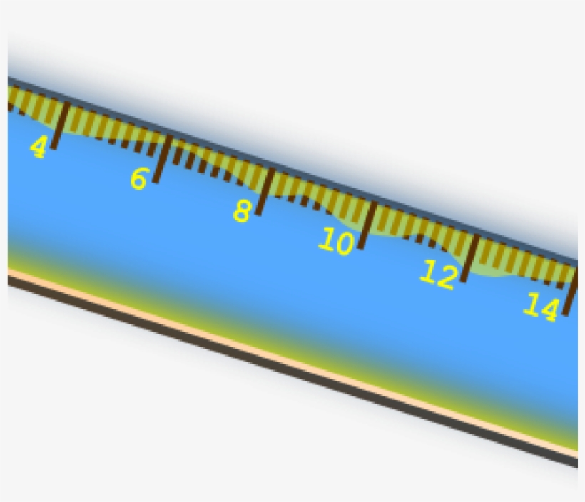 Download Transparent Ruler Clipart Blue And Yellow Ruler Clip Art At ...