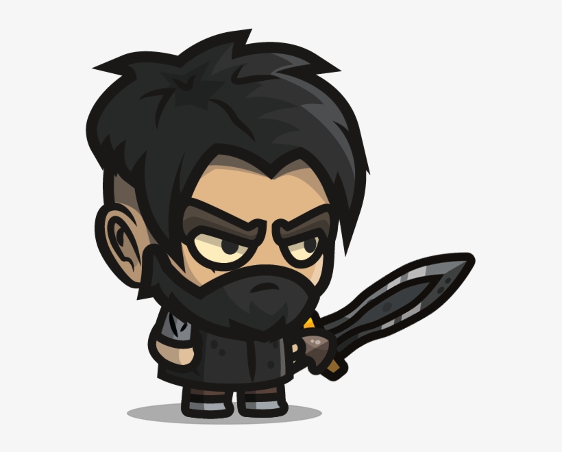 Beard Chibi - 800x800 PNG Download - PNGkit