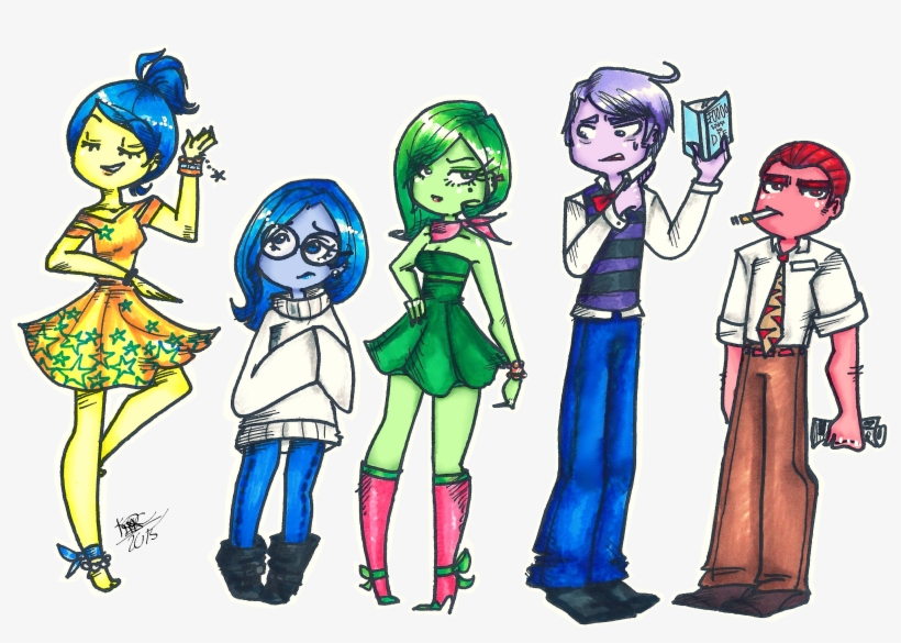 Inside Out By Sweetlyviolent-d905wej 2,961×1,931 Pixels - Inside Out As ...