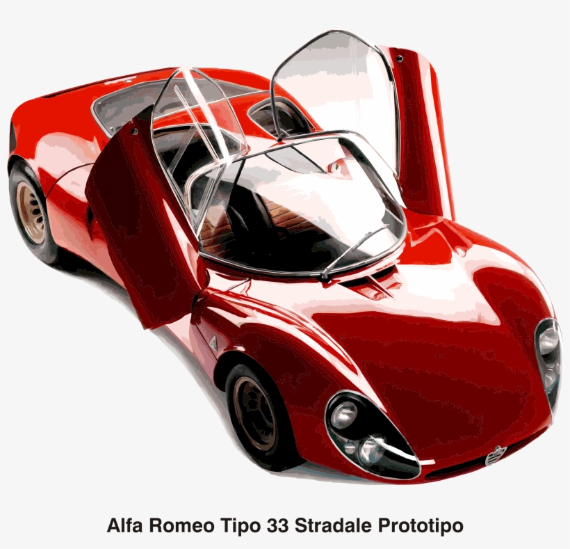 This Free Icons Png Design Of Alfa Romeo Tipo 33 Stradale - 2286x2089 ...