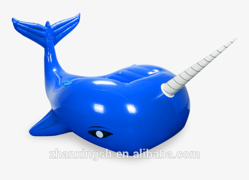 Newest Special Whale Design Pvc Inflatable Water Animal - Narwhal Pool ...