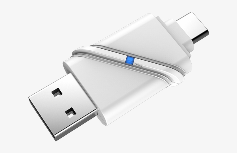 1 Type-c/a Micro Sd Card Reader - Usb Flash Drive - 1200x1200 PNG ...