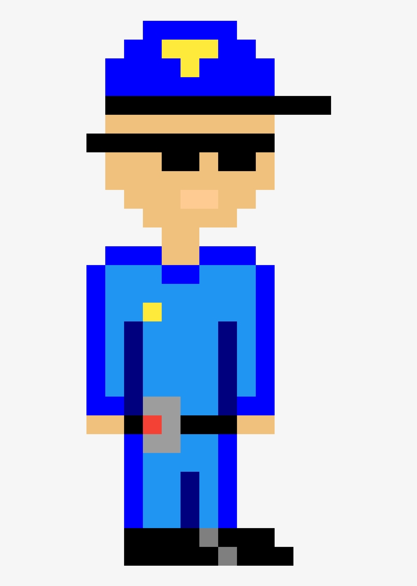 Cop - Sprite - 1184x1184 PNG Download - PNGkit