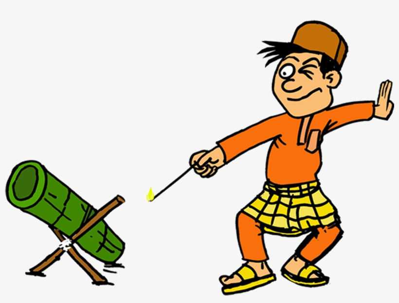 Kartun Kanak Kanak Lelaki Memakain Baju Raya Membakar - Kartun Hari ...