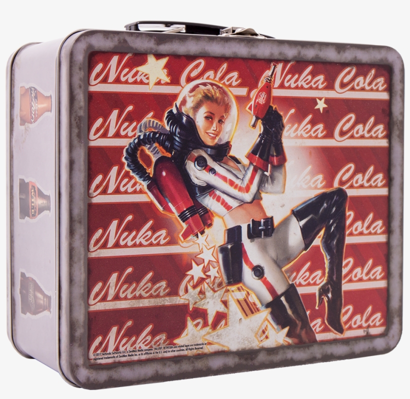 Fallout 4 Tin Tote Nuka Pin-up - Nuka Cola Lunch Box - 1000x1000 PNG ...
