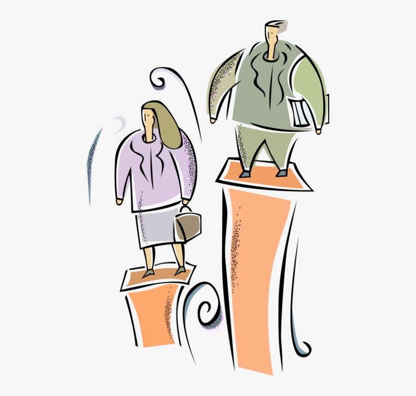 Vector Illustration Of Male Dominant Office Worker - Illustration ...