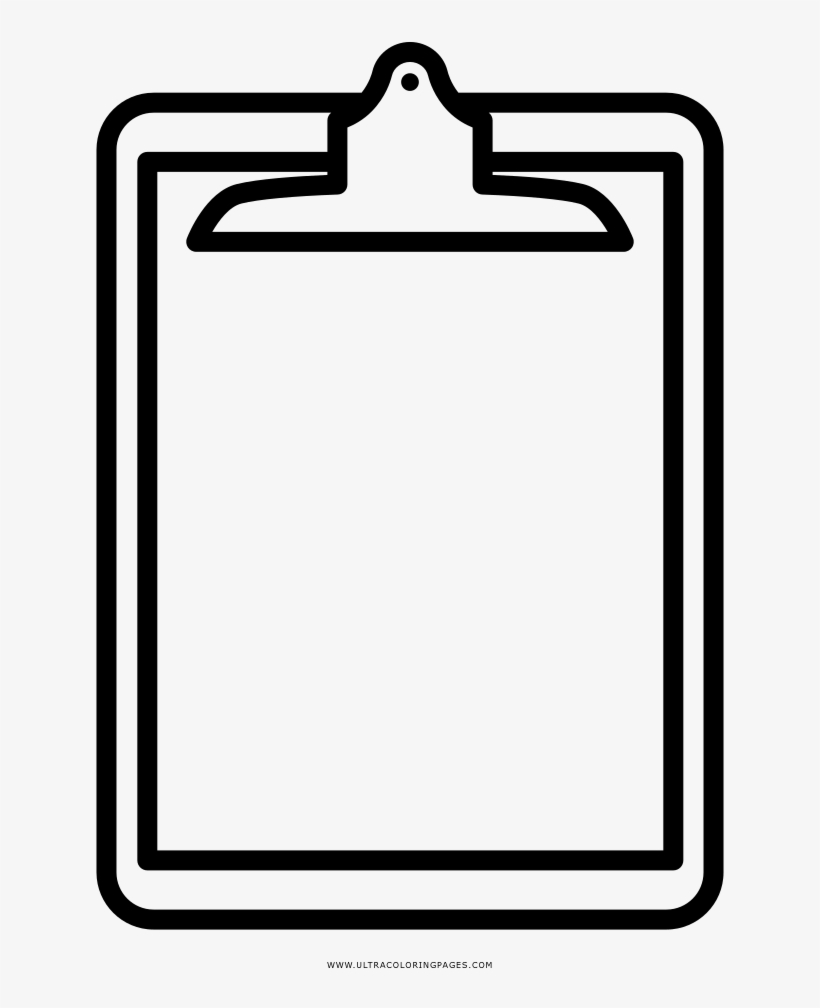 Clipboard Coloring Page - 1000x1000 PNG Download - PNGkit