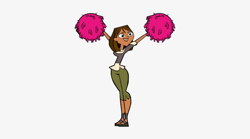 Cheering For The Team - Total Drama Courtney Png - 353x412 PNG Download ...